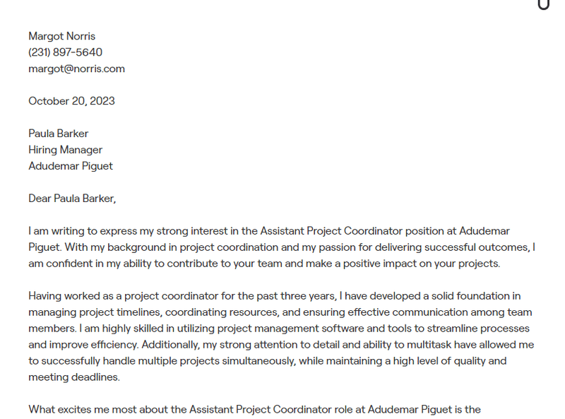 17+ Project Manager Cover Letter Examples (with In-Depth Guidance)