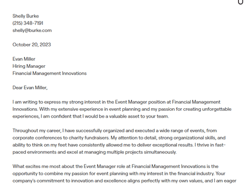 17+ Project Manager Cover Letter Examples (with In-Depth Guidance)