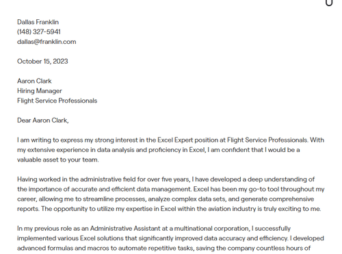 1,500+ Cover Letter Examples for 2025 (with Free Templates)