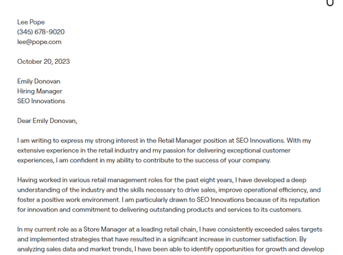 1+ General Manager Cover Letter Examples (with In-Depth Guidance)