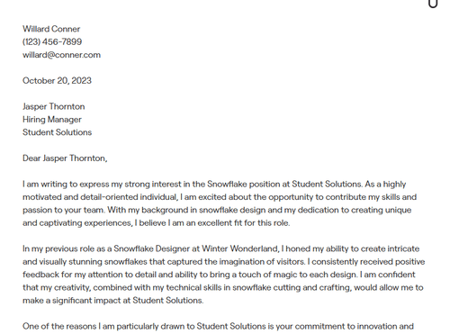 1,500+ Cover Letter Examples for 2025 (with Free Templates)