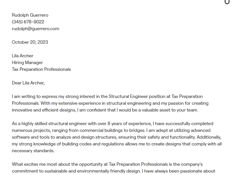 2+ Civil Engineer Cover Letter Examples (with In-Depth Guidance)