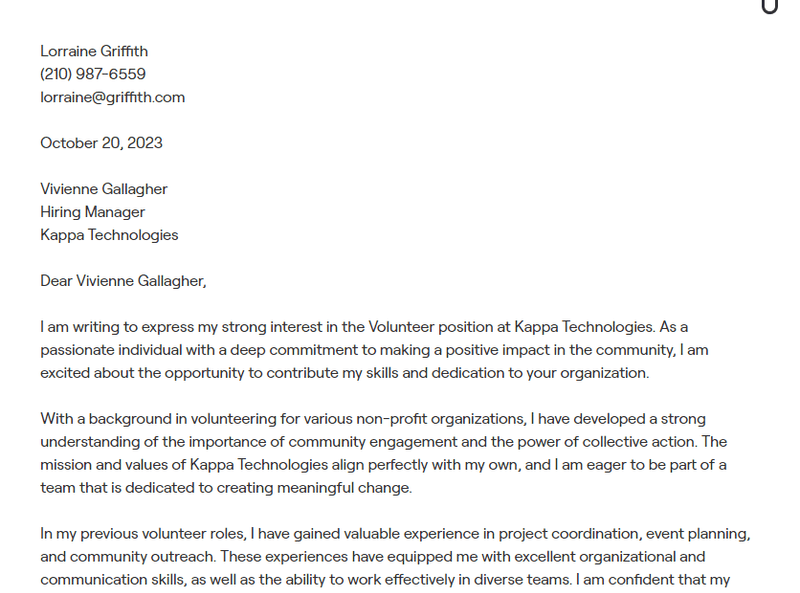 6+ Volunteer Cover Letter Examples (with In-Depth Guidance)