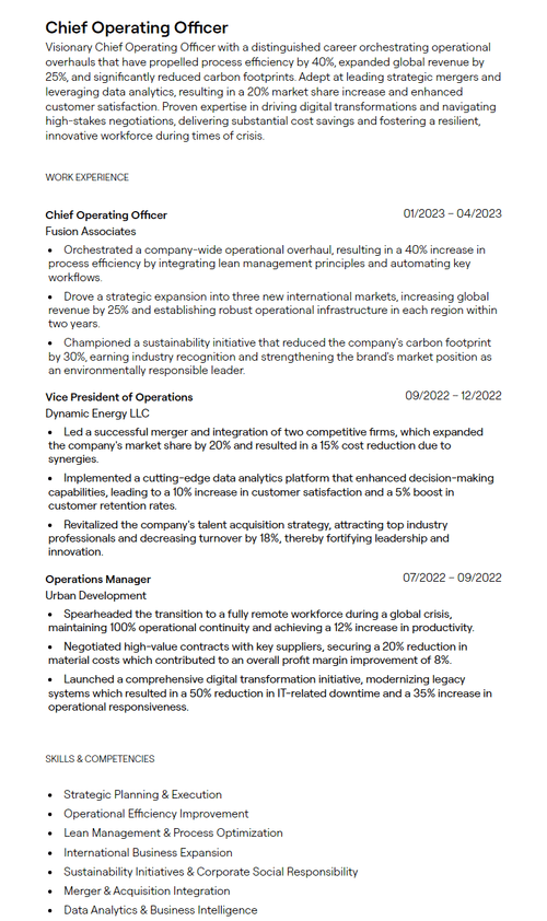 1+ Chief Operating Officer Cover Letter Examples (with In-Depth Guidance)