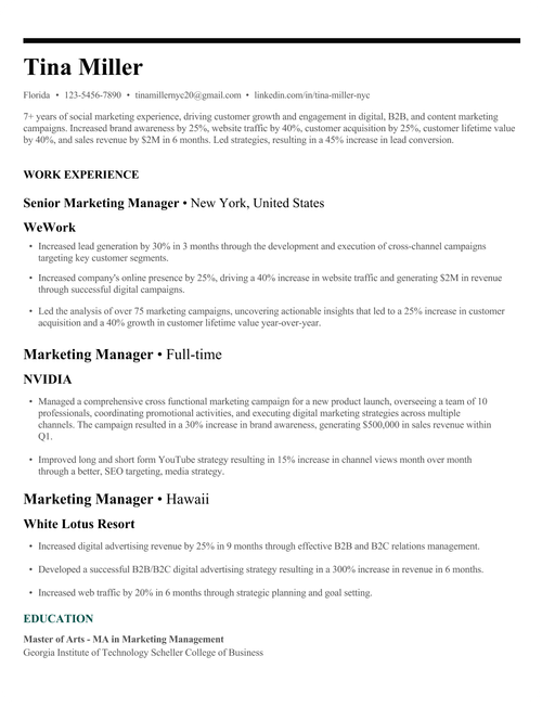 ATS-Friendly Resume Templates [Use 100% for Free]