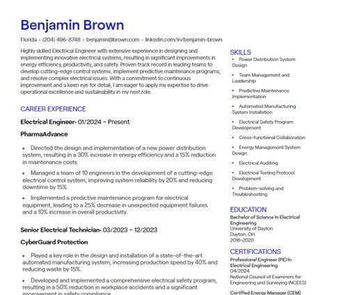 7 Engineering CV Examples [with Free Templates]