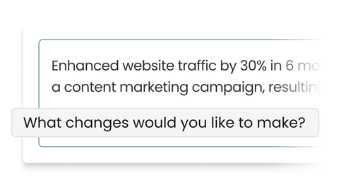 Resume Bullet Point Generator - Write Your Bullet Points with AI