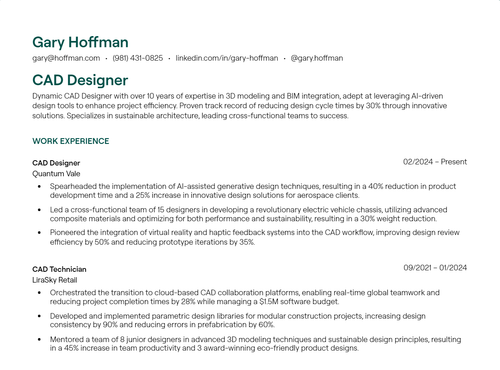 1,500+ CV Examples to Accelerate Your 2025 Job Search