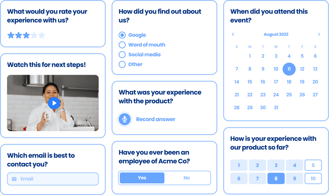 Voiceform | Voice, Audio, Video, and Text Surveys and Forms