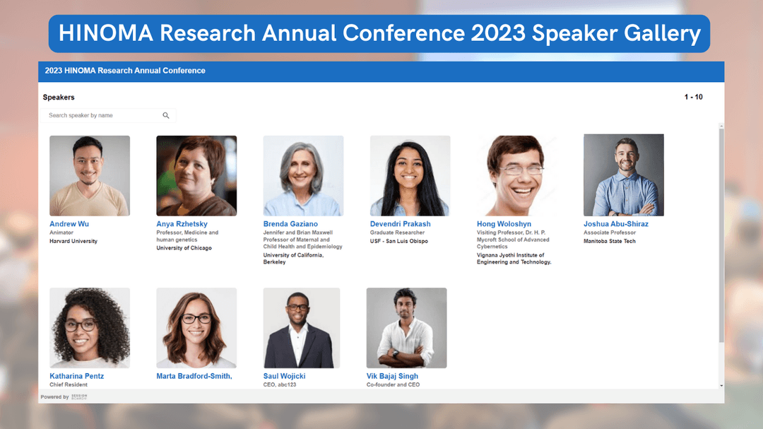 Sessionboard: Next-Gen Speaker and Content Management