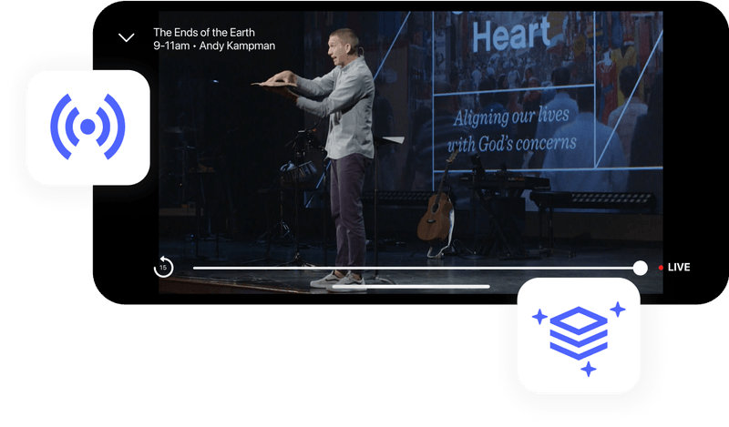 Simplified & Resilient Church Live Streaming | Subsplash Live