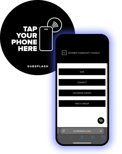 Subsplash Tap - Contactless giving, connections & engagement