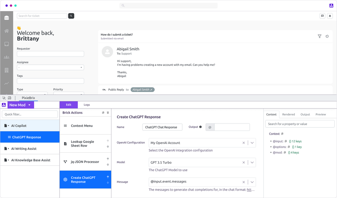 PixieBrix: The most popular AI productivity tools. All in one.