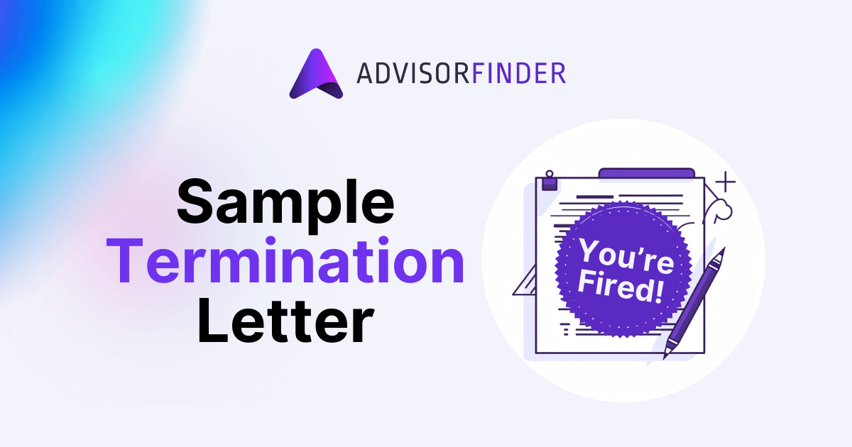 Sample Letter to Terminate a Financial Advisor | Free Download