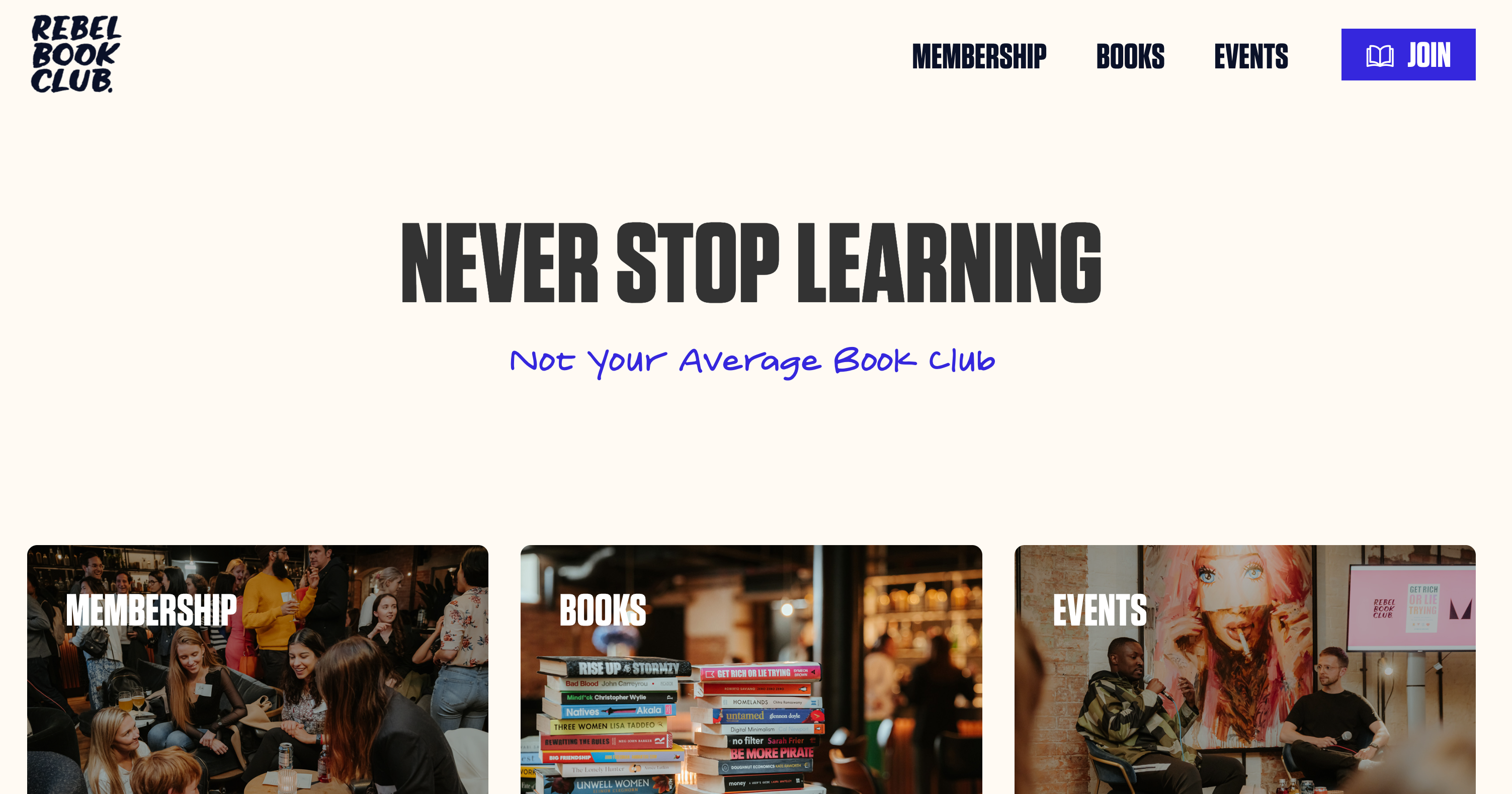 Rebel Book Club - Not Your Average Book Club