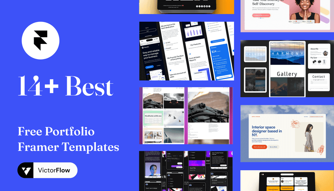 14+ Best Free Portfolio Framer Templates in 2025