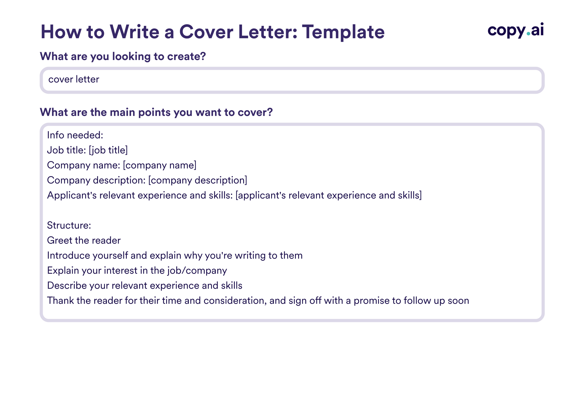 Cover Letter Templates: How To Write & Examples