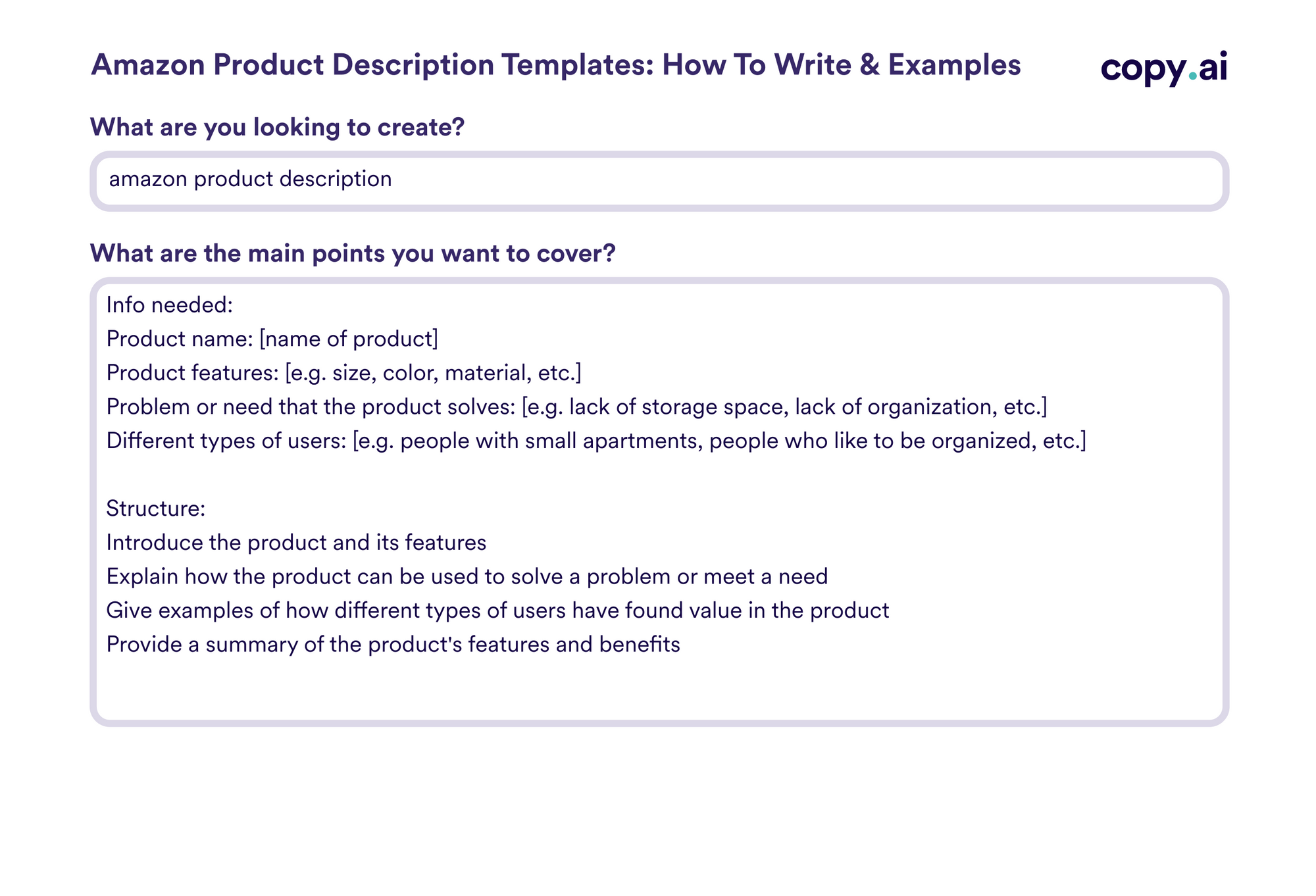 Amazon Product Description Templates: How To Write & Examples