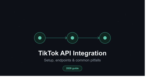 TikTok API Integration Guide 2026: Setup & Endpoints