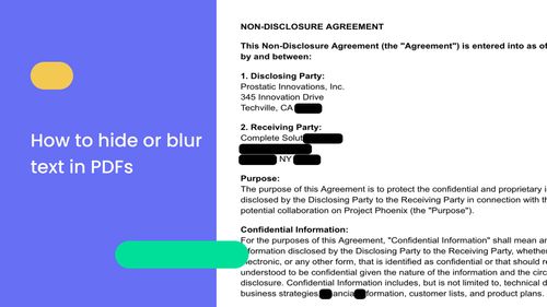 How To Blur or Hide Text in PDF (And Why You Shouldn’t)