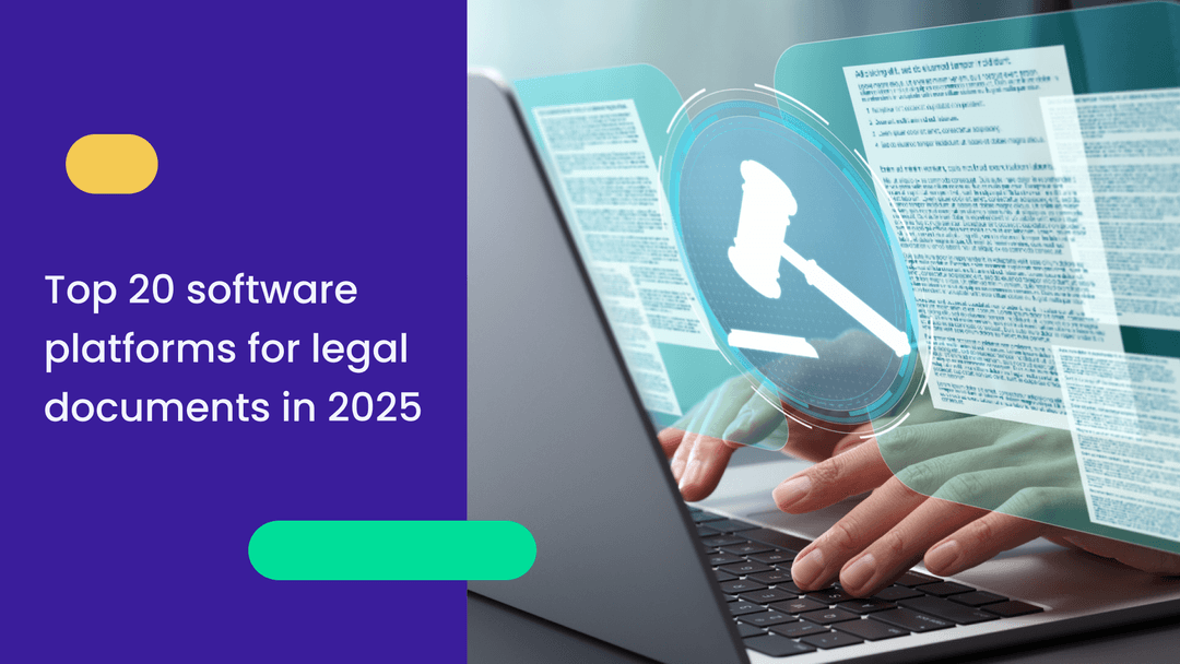 Top 20 Software For Legal Documents in 2026