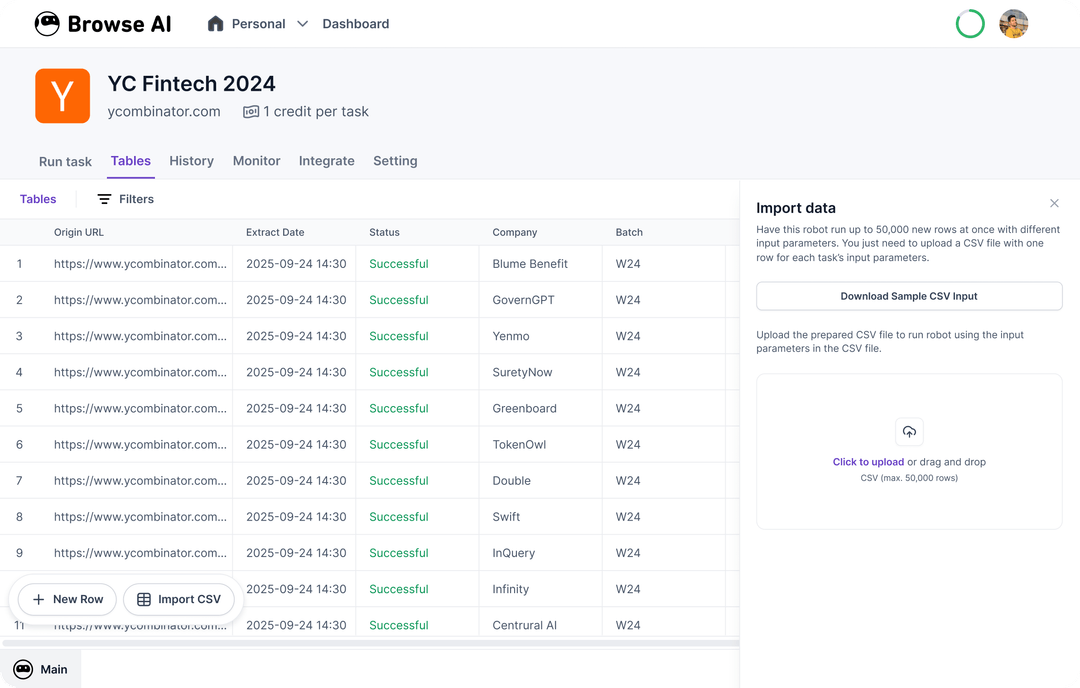 Scrape and Monitor Data from Any Website with No Code - Browse AI