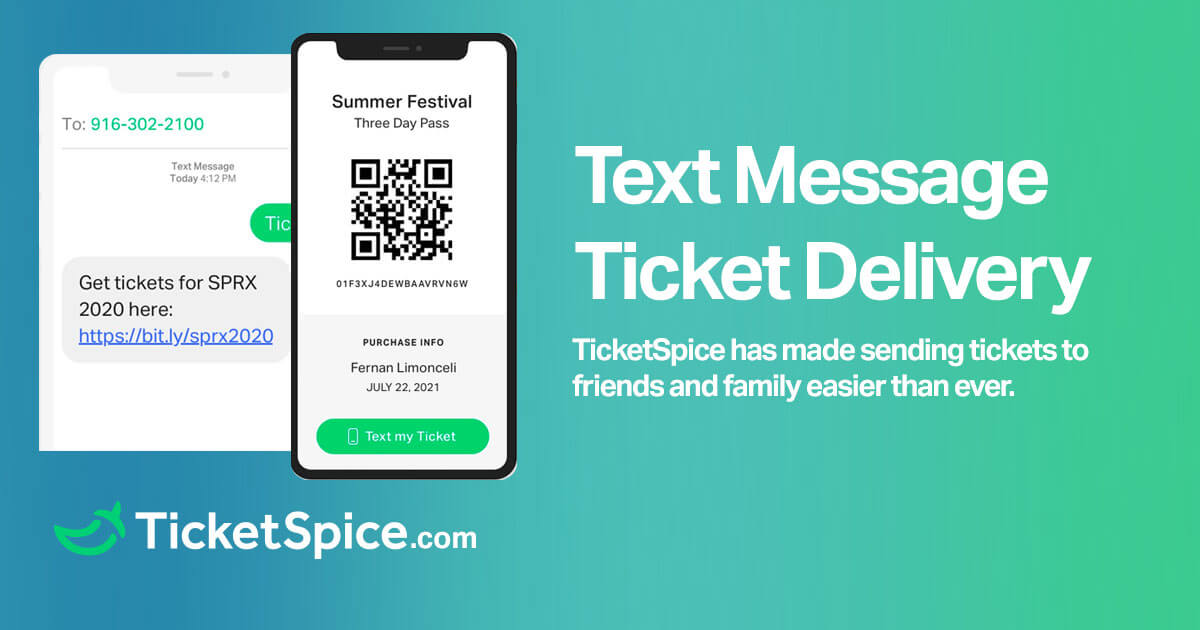Text Message Delivery for Event Tickets | TicketSpice