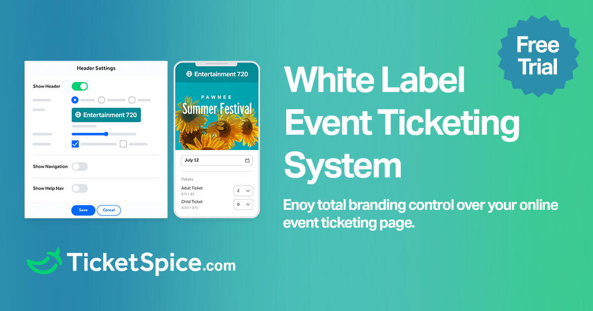 White-Label Event Ticketing Platform - Sell Tickets Online