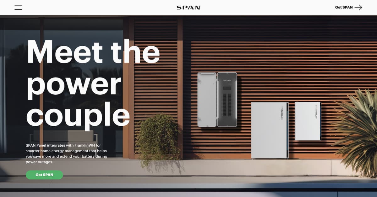 SPAN® & FranklinWH® | Power Couple