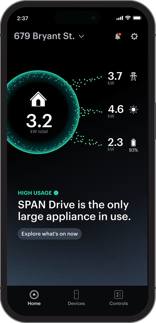 SPAN® Home app | Control your home's energy from anywhere