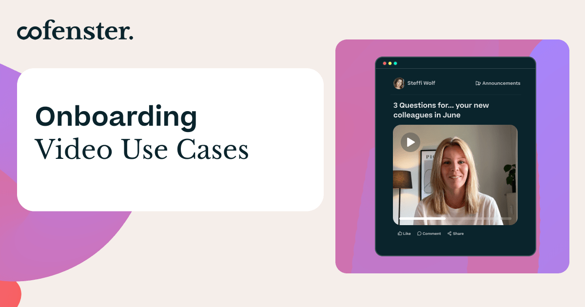 Onboarding with videos: Integrate employees faster
