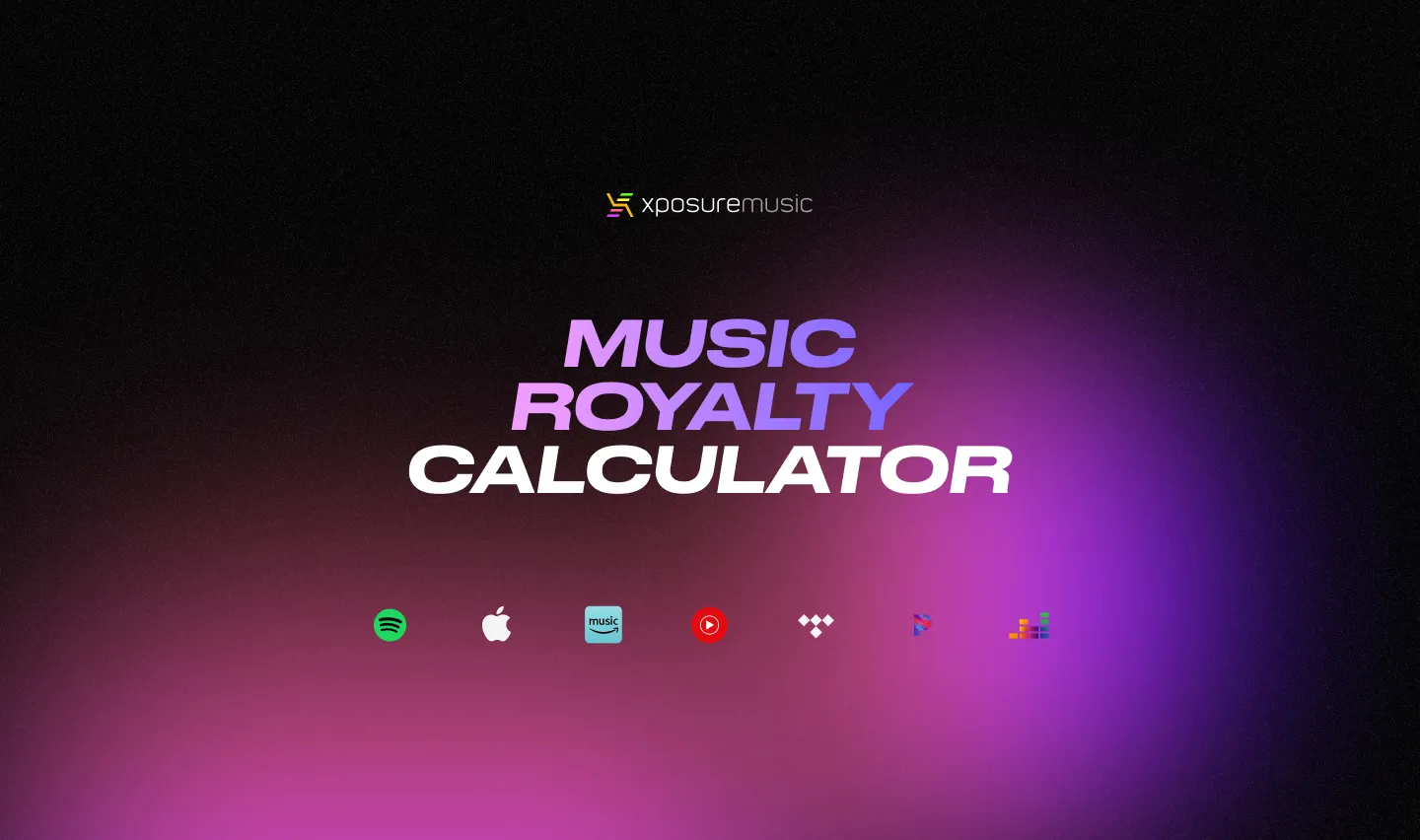 Online Music Streaming Royalties Calculator — Xposuremusic