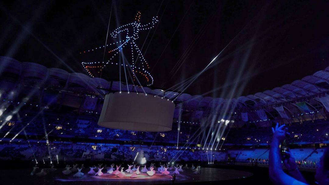 A drone show in India | Cyberdrone