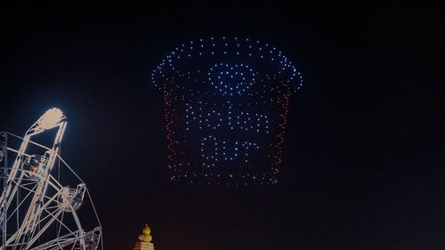 A drone show in India | Cyberdrone