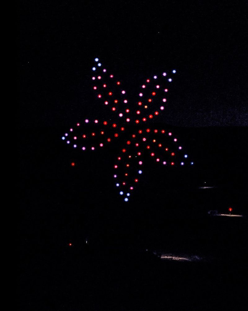 A drone show in Australia: Indigenous heritage festival | Cyberdrone