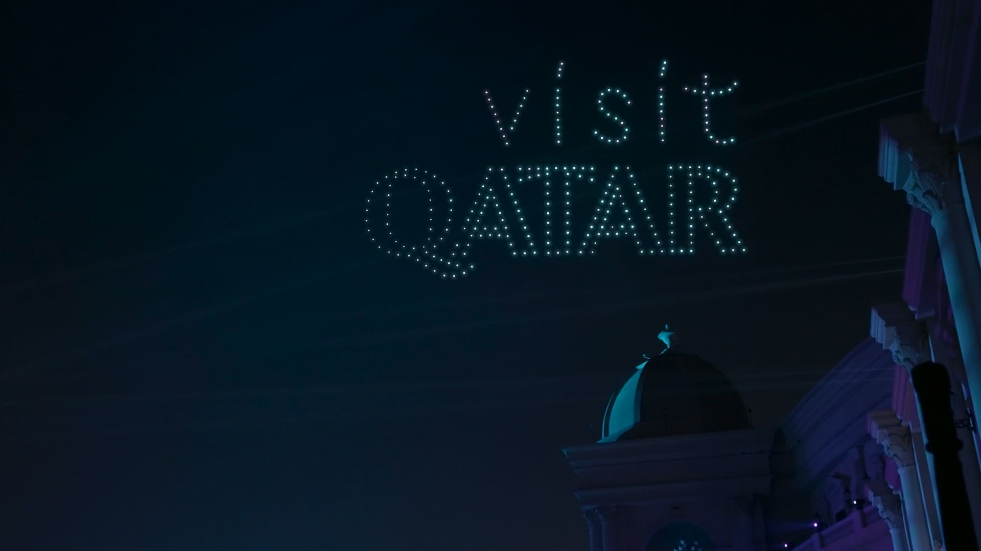 Cyberdrone’s Luxury Drone Show at Place Vendôme Mall in Qatar