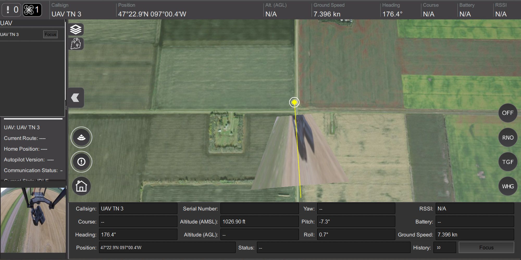 Projecting Sensor Video on Terrain