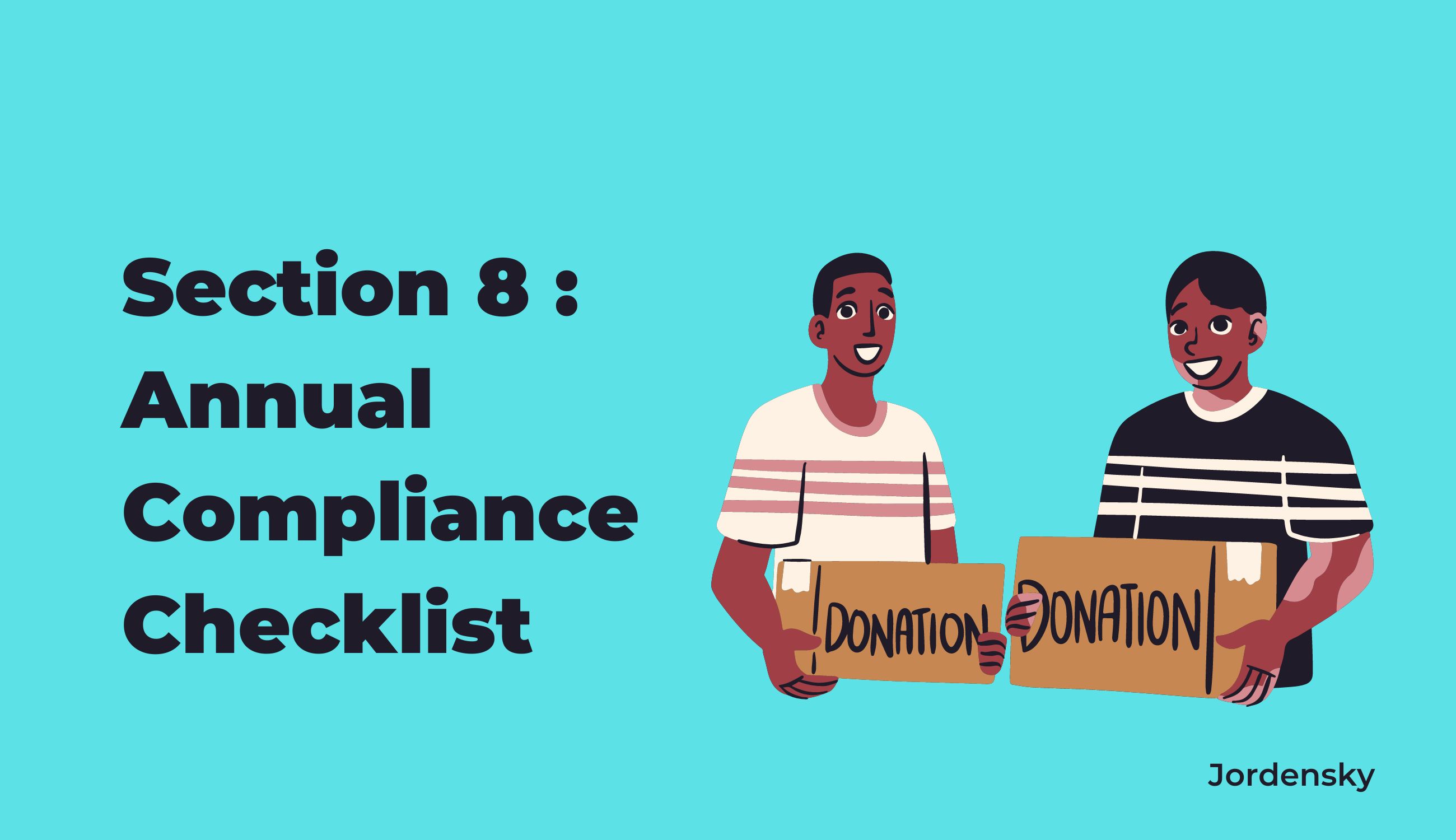Checklist of Section 8 Annual Compliance Requirements in India | Jordensky