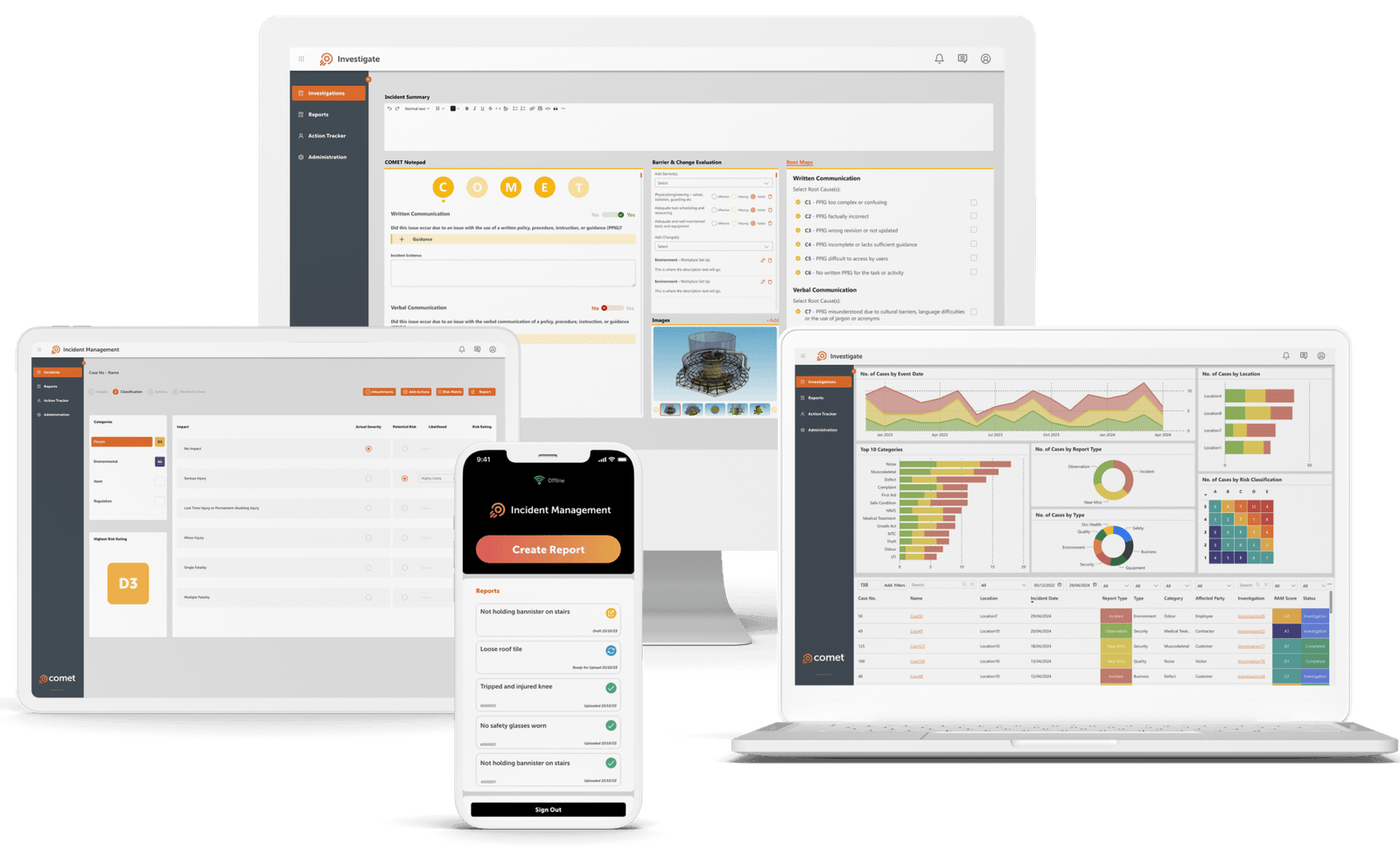 COMET | #1 Investigation & Root Cause Analysis Software