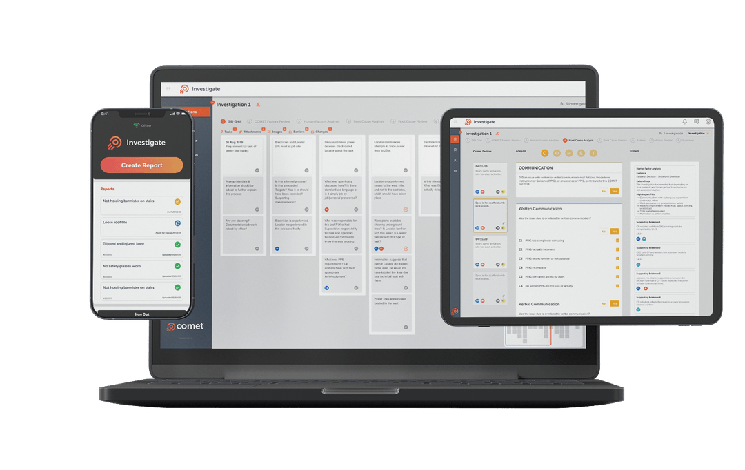 COMET | #1 Investigation & Root Cause Analysis Software