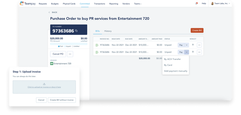 Teampay Product Overview | Smarter Spend Management