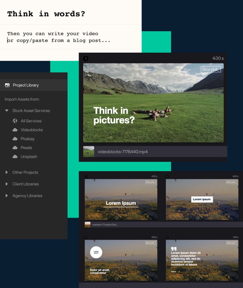 Product overview – Video creation tool | Storykit