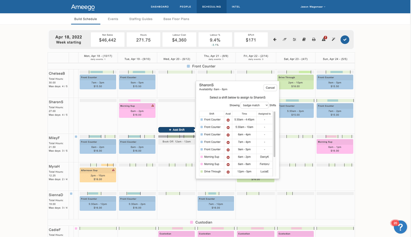 Best Staff Scheduling Software For Restaurants And Hotels | Ameego