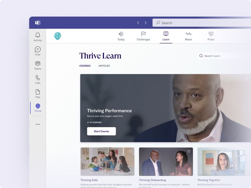Thrive for Microsoft Teams