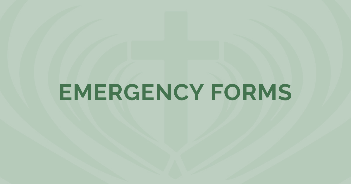 Emergency Forms | Agape Health Services