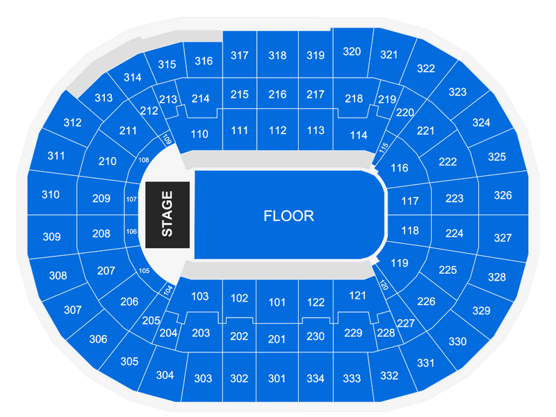 Rose Quarter - Seating Charts