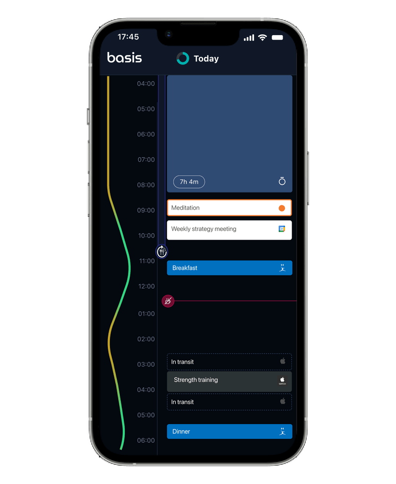 Basis | Put your health routine on autopilot