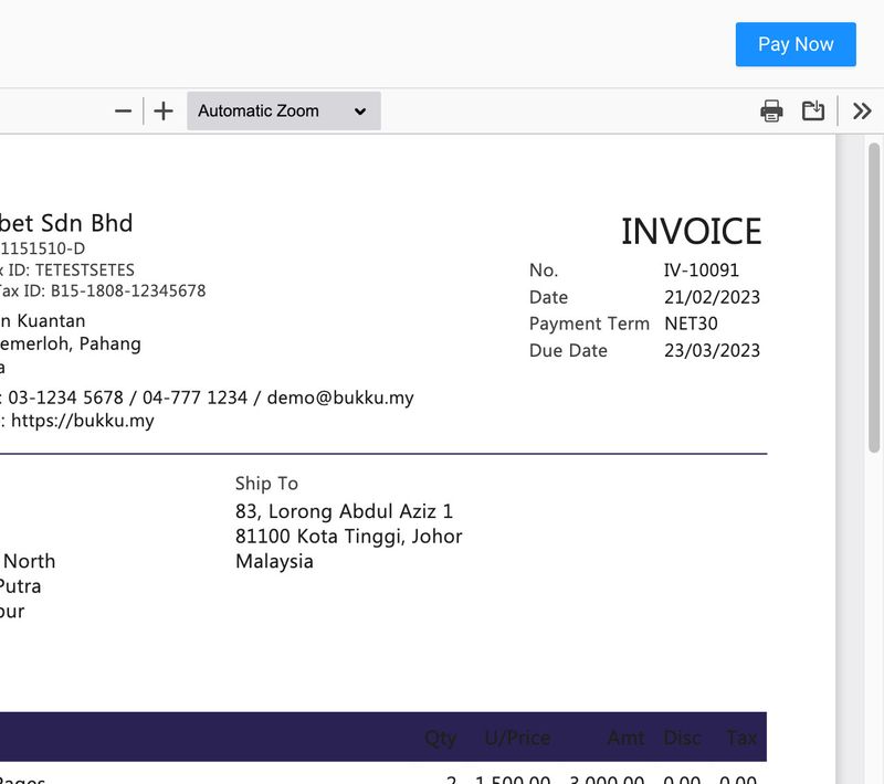 Free E-Invoice Software Malaysia Compliant with LHDN MyInvois & Peppol ...