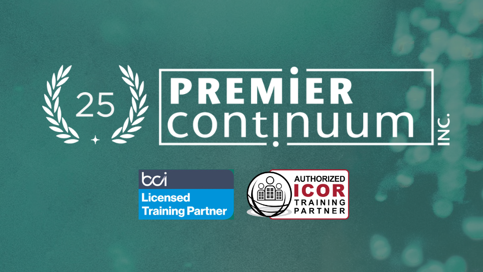 Training Calendar | BCI & ICOR Business Continuity Courses