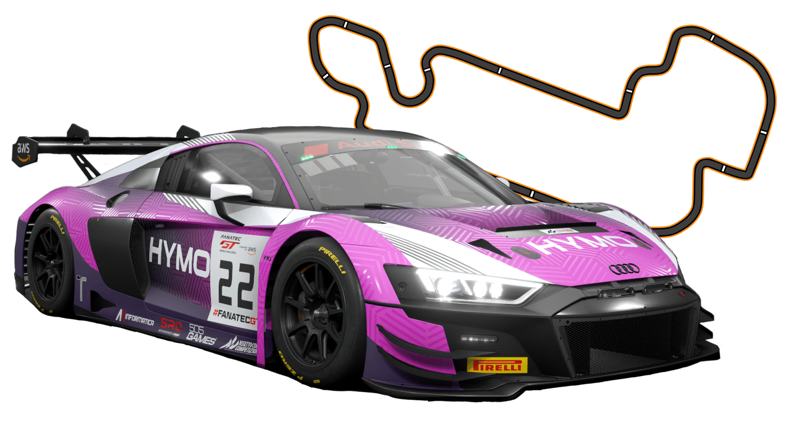 Audi R8 LMS EVO II Indianapolis HYMO Hot Lap Analysis